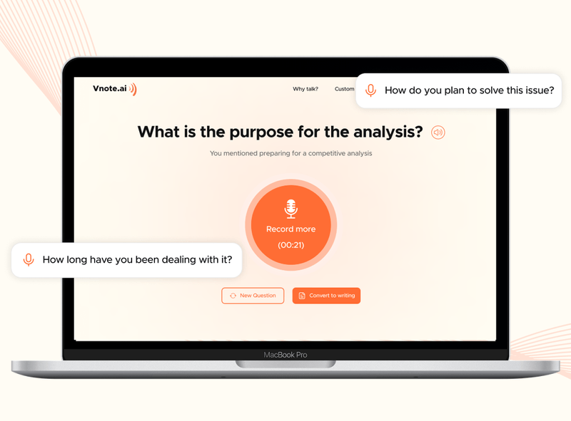 Vnote.ai: You Talk, We'll Write